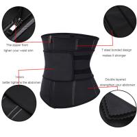China Sports Waist Trimmer Belt for Women Black High Waist Tummy Control Butt Lift Waist Trainer for sale