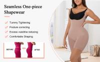 China Women's Full Body Shaper Jumpsuits Automated embroidery Medium Control Butt Lifter for sale