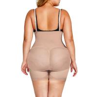 China Nonwoven Weaving Method High Waist Shapewear Slimming Body Shaper for Plus Size Women for sale
