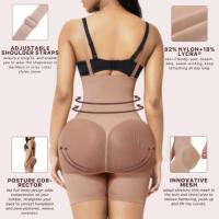 China Nonwoven Weaving Method High Waist Shapewear Slimming Body Shaper for Plus Size Women for sale