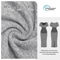 China Eco-Friendly Short Sleeve Square Neck Body Shaper Shapewear for Women for sale