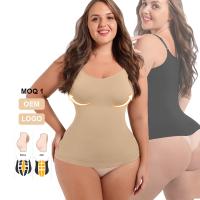 China Nonwoven Seamless Shapewear Hexin Plus Size Tummy Control Shaper in Nylon and Spandex for sale