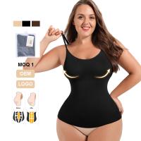 China Nonwoven Seamless Shapewear Hexin Plus Size Tummy Control Shaper in Nylon and Spandex for sale