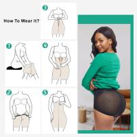 China Adjustable Strap Sheer Mesh Seamless Panty for Women's Firm Foundations Butt Lifter for sale