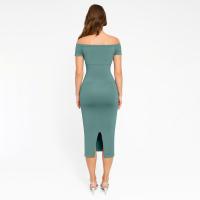China 2023 Design Women Seamless Shapewear Midi Bodycon Dress Body Shaper For Women Sexy for sale
