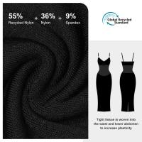 China 2023 Seamless Deep V-Neck Midi Shapewear Dress For Women XS-4XL Printing Methods None for sale