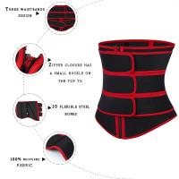 China Neoprene Fabric Slimming Tummy Belt for Adults Hexin Private Label Waist Trainer for sale