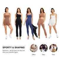 China 2023 Women's Rompers Fitness Jumpsuit Seamless Bodysuits Shapewear in Photo Color for sale
