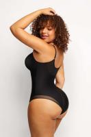 China HEXIN Women's Strap Body Shaper Deep V Bodysuit for Backless Thong Corset Slimming for sale
