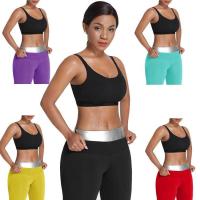 China Customized Logo Printing HEXIN High Waist Sauna Sweat Tummy Control Leggings for Women for sale