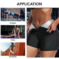 China Hexin Tummy Control High Waisted Leggings Corset Fitness Leggings 2 In 1 Waist Trainer for sale
