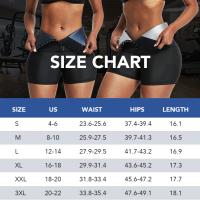 China HEXIN Neoprene Shorts Shaper Tummy Control Sauna Pant for Women's Yoga and Butt Lifting for sale