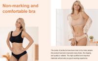 China 2023 HEXIN Custom Logo Padded Bra Seamless Push Up for Women's Beauty and Comfort for sale