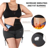 China Women's Tummy Control Sauna Shorts HEXIN Free Sample Neoprene Shaper with Butt Lifter for sale