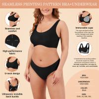 China Knitted Shapers HEXIN Yoga Sexy Custom Women's Sports Bras Body Shaping Bra Underwear for sale