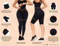 China Women's Super Brushed Leggings with Adjustable Waist Trainer Corset and Tummy Control for sale
