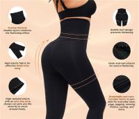 China Women's Super Brushed Leggings with Adjustable Waist Trainer Corset and Tummy Control for sale