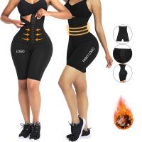 China HEXIN Mid-Thigh Shaper Shorts for Women Bodysuit Tummy Control Butt Lifter Thigh Trim for sale