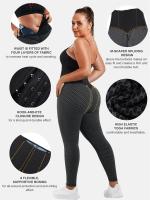 China Breathable HEXIN HIGH WAIST Neoprene Gym Scrunch But Corset Waist Trainer Leggings AS SHOW for sale