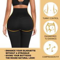 China High Waist Tummy Control Butt Lifter Leggings for Women 75%polyamide 25%spandex Fabric for sale