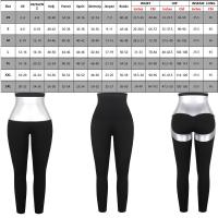 China XS-3XL HEXIN Neoprene Waist Trainer Leggings for Women's High Compression Fat Burning for sale