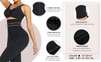 China Private Label Tummy Control Pants Breathable Waist Trainer Leggings for Women in Black for sale