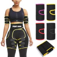 China Neoprene Bodyshaper HEXIN Zipper Design 2020 Embossing Tummy Slimming Waist Trainer for sale