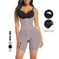 China Women's Chest Support Fajas Colombiana with Adjustable Hooks and High Waist Design for sale