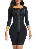 China Stage 2 3 Postpartum Tummy Control Spandex Body Shaper with Compression and Hooks for sale
