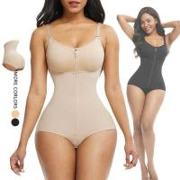 China 5XL HEXIN Stage 2/3 One Piece Women Shapewear with Fabric Type 30% Spandex 70% Nylon for sale