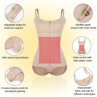 China 5XL HEXIN Stage 2/3 One Piece Women Shapewear with Fabric Type 30% Spandex 70% Nylon for sale