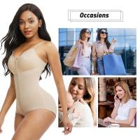 China 5XL HEXIN Stage 2/3 One Piece Women Shapewear with Fabric Type 30% Spandex 70% Nylon for sale