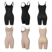 China HEXIN High Elastic Zipper Butt Lifter Tummy Control Shapewear for Women Regular Size for sale