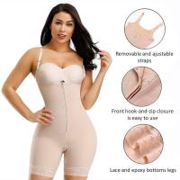 China HEXIN High Elastic Zipper Butt Lifter Tummy Control Shapewear for Women Regular Size for sale