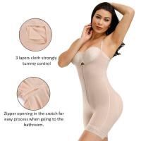 China HEXIN High Elastic Zipper Butt Lifter Tummy Control Shapewear for Women Regular Size for sale