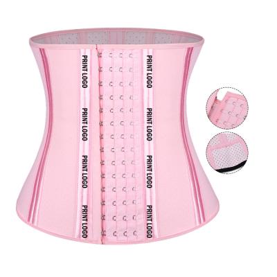 China HEXIN Design Waist Trainer for Women 20 Steel Bone Postpartum Recovery Shapewear for sale