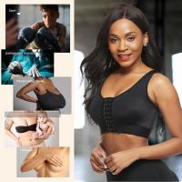 China Adjustable Push Up Body Shaper HEXIN Women Recovery Compression Bra Customized Labels for sale