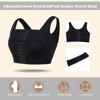 China Adjustable Push Up Body Shaper HEXIN Women Recovery Compression Bra Customized Labels for sale