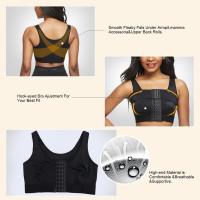 China Adjustable Push Up Body Shaper HEXIN Women Recovery Compression Bra Customized Labels for sale