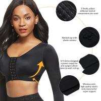 China WAISTDEAR Women's Long Sleeve Bra for Postpartum Compression and Butt Lifting for sale