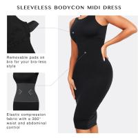 China Women's Elegant Bodycon Dress in Satin Fabric with Custom Logo and Pencil Silhouette for sale