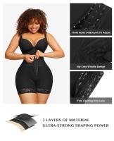 China Women's Post Surgery Stage 2 Faha Fajas Colombianas Shapewear with Sequin Embroidery for sale