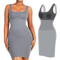 China 2024 Fashion Element Simple Midi Dresses For Women Slim Fit Sleeveless Skirt For Your for sale