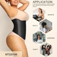 China Custom Logo Waist Trainer Shaper Wear Belt with Padded Buttocks and 7 Days Lead Time for sale