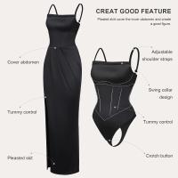 China Elastic Waist Maxi Bodycon Dress Custom Built In Corset Bodysuit for Women and Ladies for sale