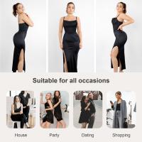China Elastic Waist Maxi Bodycon Dress Custom Built In Corset Bodysuit for Women and Ladies for sale