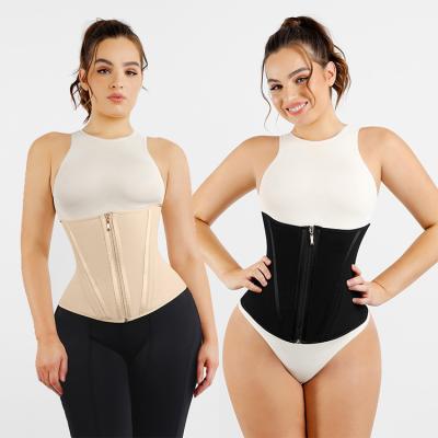 China High Compression 5 Built-In Steel Bone Waist Trainer for Tummy Control and Body Shaper for sale