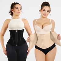 China Women's Inner Hasp Zipper Waist Trainer with Standard Thickness and Corset Shaper Type for sale