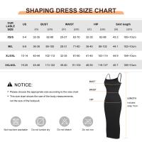 China Sustainable Women Plus Size Shapewear Custom 2023 Seammless Body Shaper Bodycon Midi Shaping Dress for sale