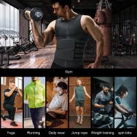 China Men Waist Trainer Neoprene Sweat Vest with Waist Belt Zipper Tank Top Sauna Suit for sale